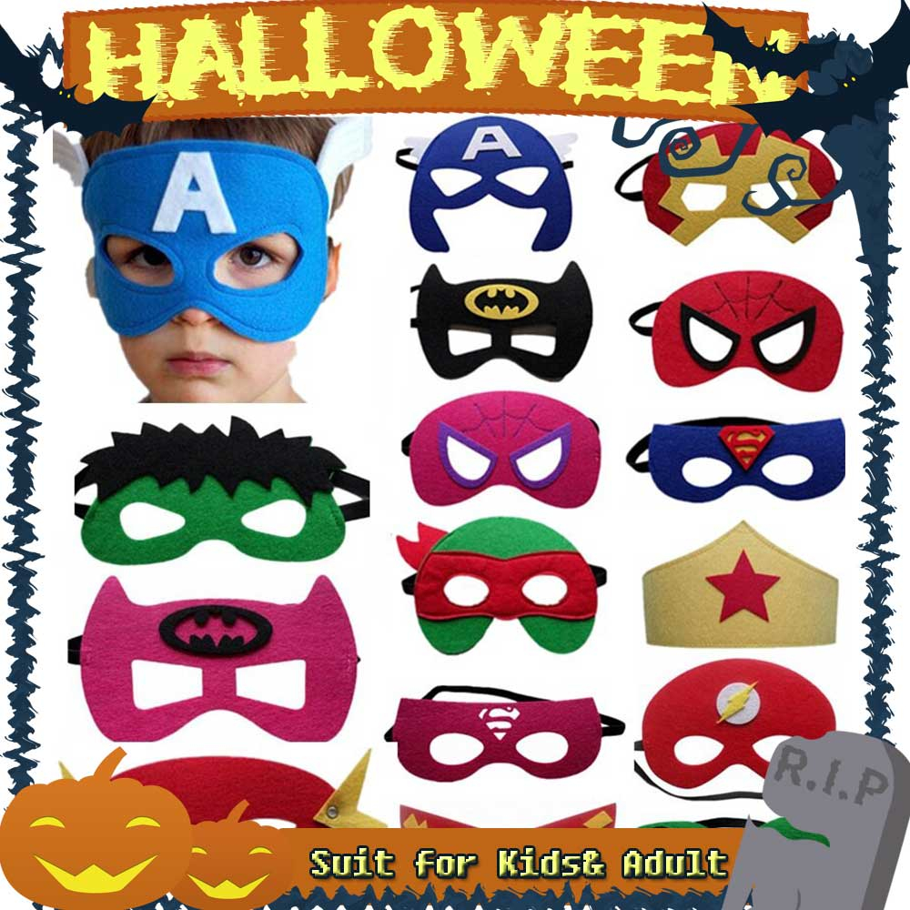 Children's Birthday Party Superhero Eye Cover Gift Dress Up Decoration ...