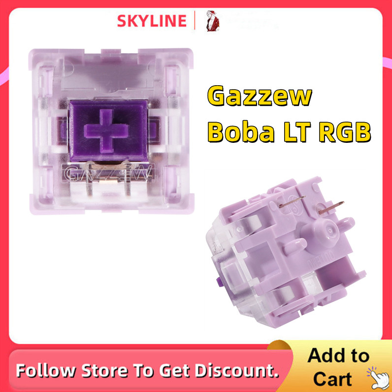 【In Stock】NEW Gazzew Boba LT RGB (Stock/Lubed)(Upgraded Version)Linear ...