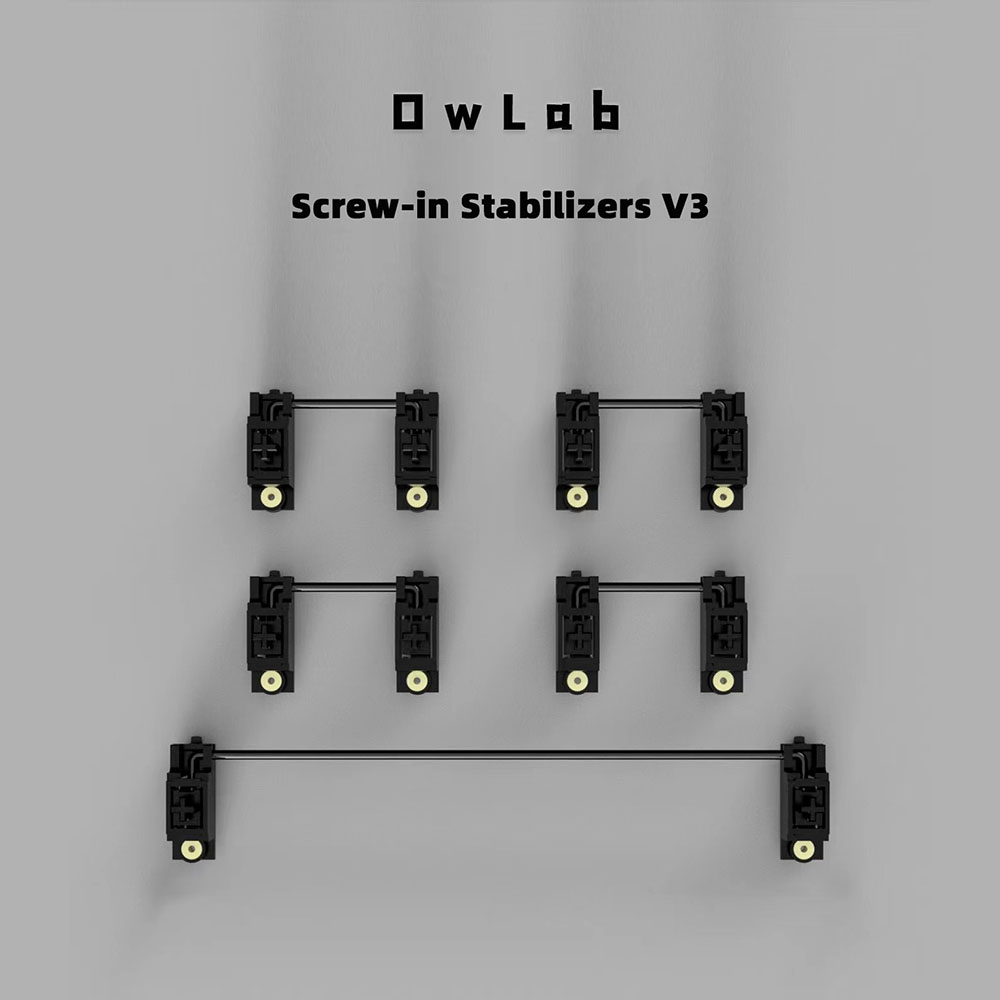 Owlab Owlstabs Screw-in Stabilizers V3 PCB Mount Keycap Stabilisers ...