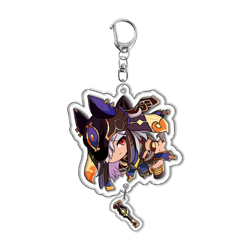 Genshin impact keychain Skirk Furina 2 in 1 Acrylic pendant | Shopee ...