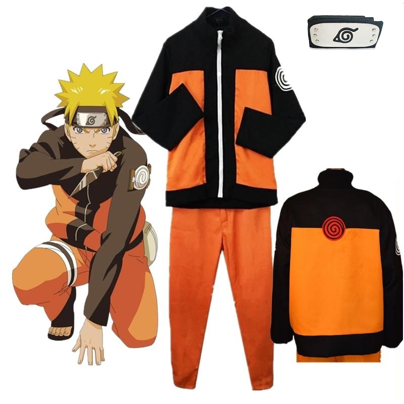 Anime Blaster Jacket Adult Naruto Costume Halloween Role Play Costumes ...
