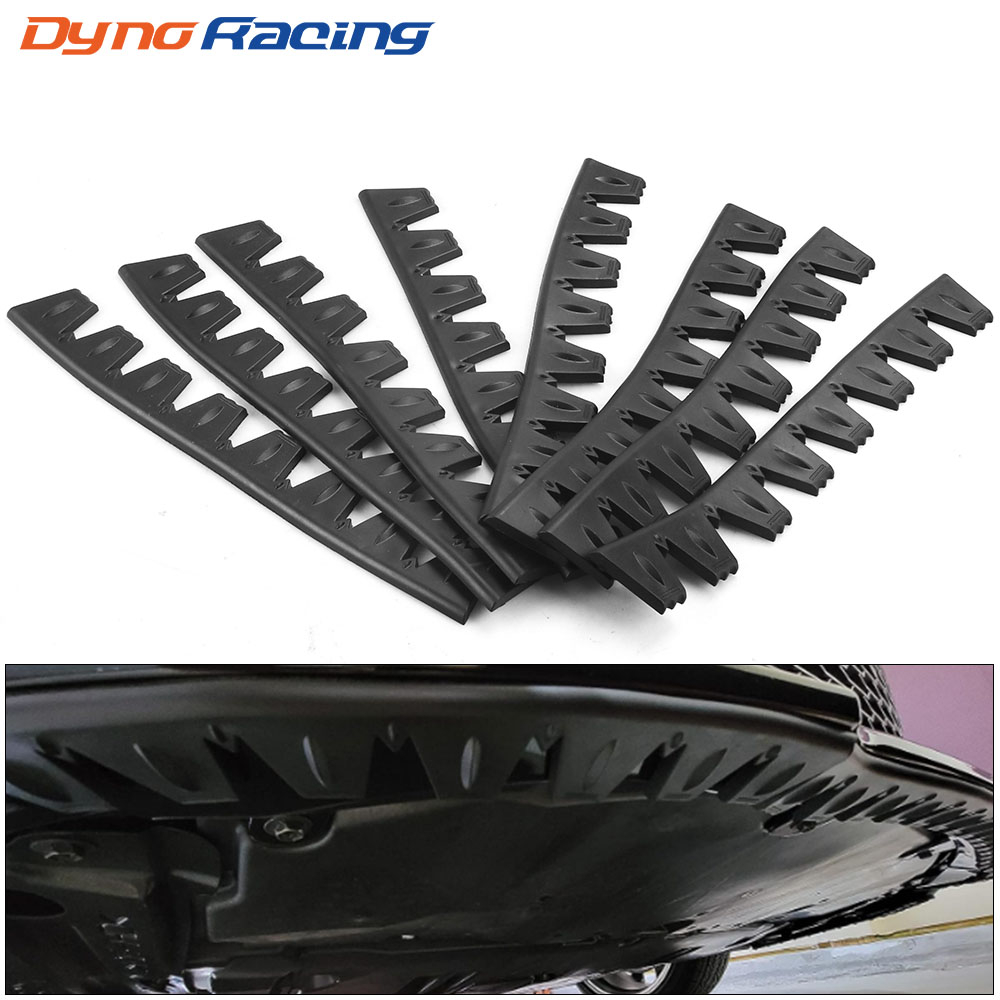8pcs Car Front Bumper Scrape Guard Skid Plate Protection Stickers Anti ...