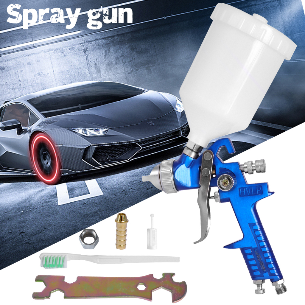 H-827 600ML Professional Air Spray Gun Pneumatic Spray Gun Gravity Feed ...