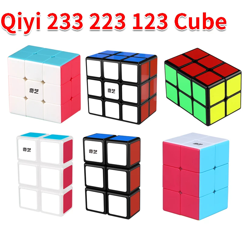 Qiyi 123 223 233 Cube MoFangGe Tiny Fun Cube Magico 1x2x3 2x2x3 2x3x3 ...
