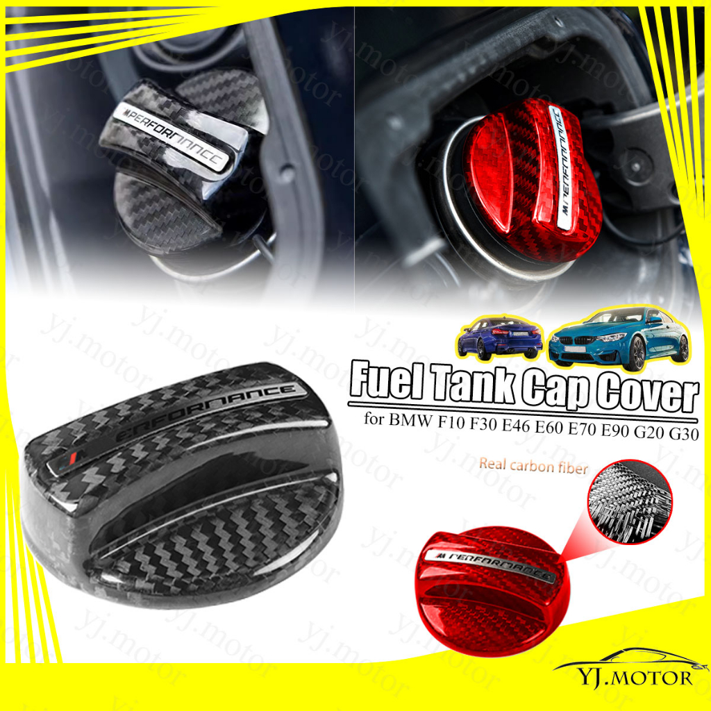 Real Carbon Fiber Fuel Cap Cover For BMW BMW E90 E92 F30 F80 F82 F87 ...