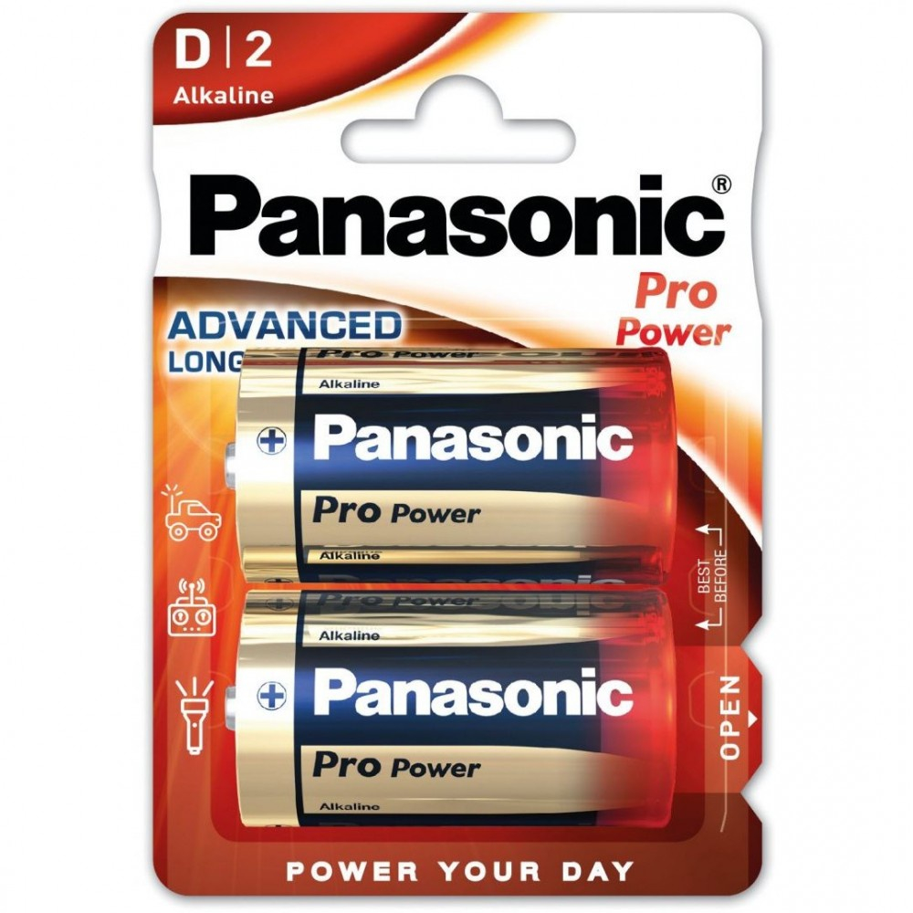 Panasonic Size D Pro Power Batteries (2 pcs) LR20 Panasonic D Alkaline Battery | Shopee Malaysia