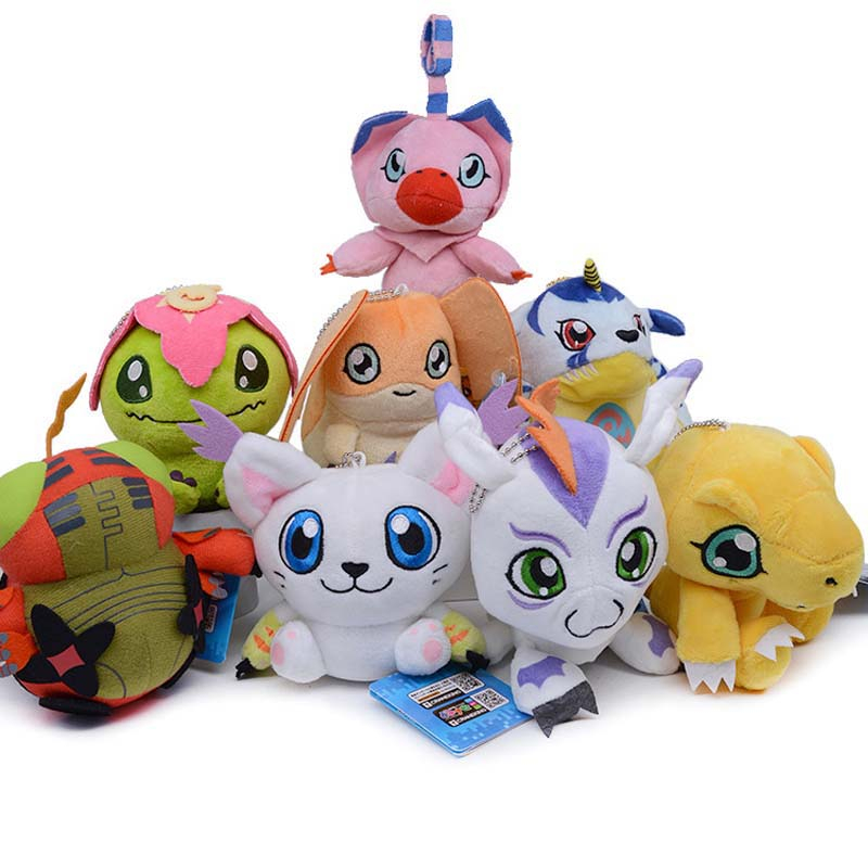1Pcs Anime Digimon Adventure Gabumon Tailmon Gomamon Patamon Tentomon ...