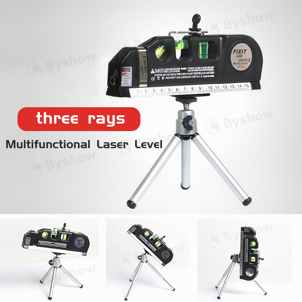 【Byshow】🔥Malaysia In Stock🔥4 in 1 Infrared Laser Level With Tripod ...