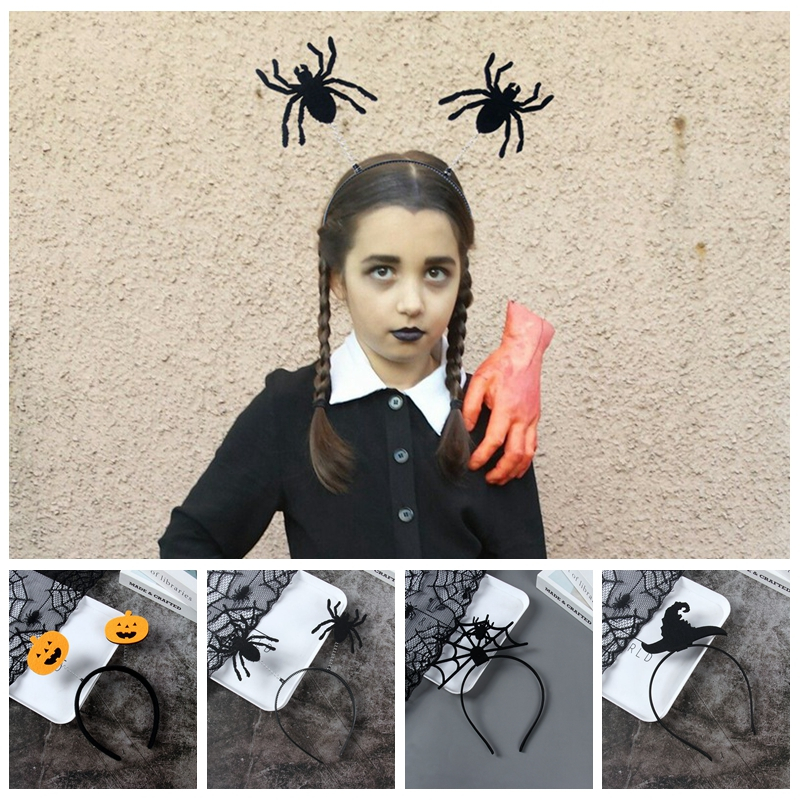 Halloween Headband Trick or Treat Pumpkin Headbands Ghost Head Bands ...