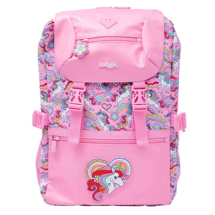 Smiggle Wild Side Attach Foldover Backpack for kids bags | Shopee Malaysia