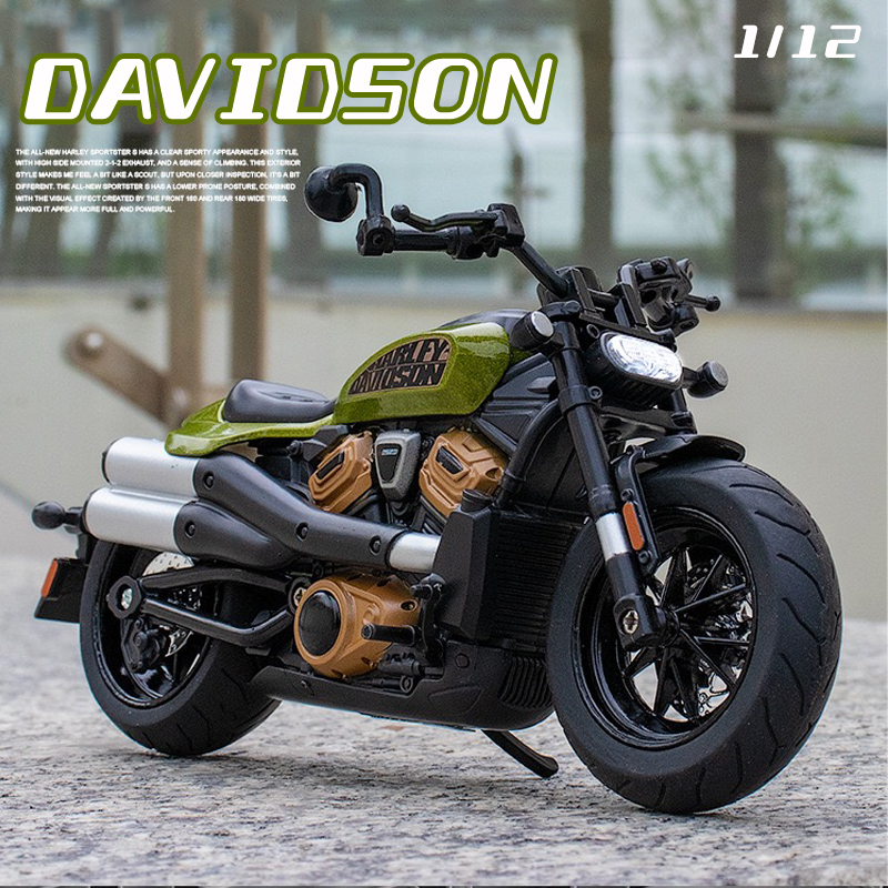 1:12 Scale Harley Davidson Sportster S Alloy Motorcycle Model Diecast ...