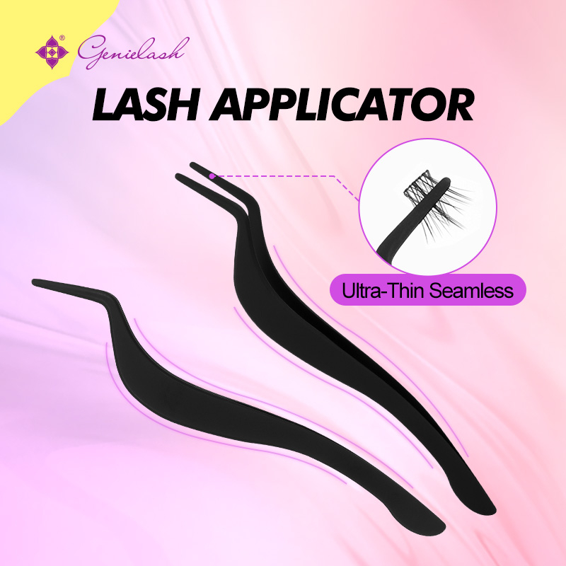 Genielash DIY Cluster False Eyelashes Applicator Mini type Stainless ...