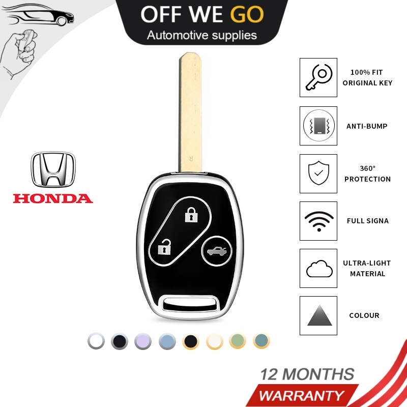 Honda Car Key Cover Case Shell Modify Flip Remote Casing Foldable blade ...