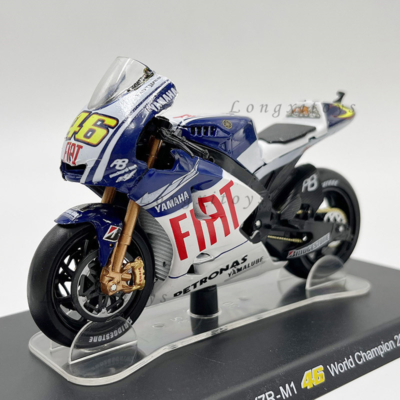 1:18 Diecast Motorcycle Model Toy Valentino Rossi #46 Yamaha YZR-M1 ...
