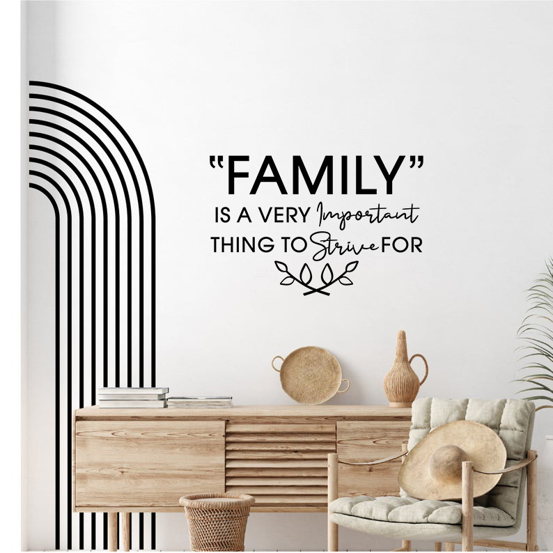 Family Text World Wall Sticker For Home Decals Sticker | Shopee Malaysia