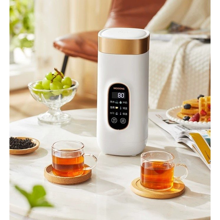 Portable Adjustable Temperature Electric Heating Water Cup Travel ...
