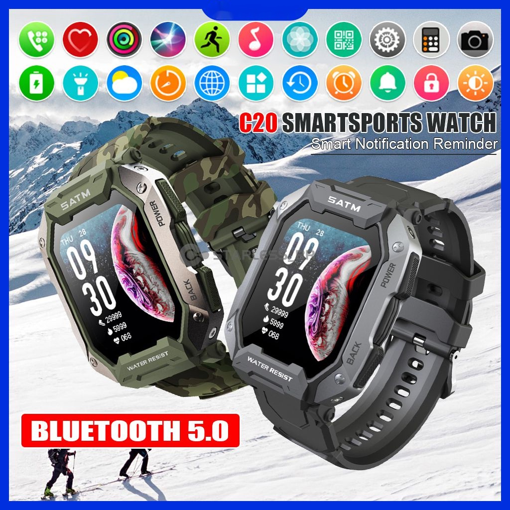 2023 New Military Smart Watch Men Carbon Black Ultra Army Outdoor IP68 ...