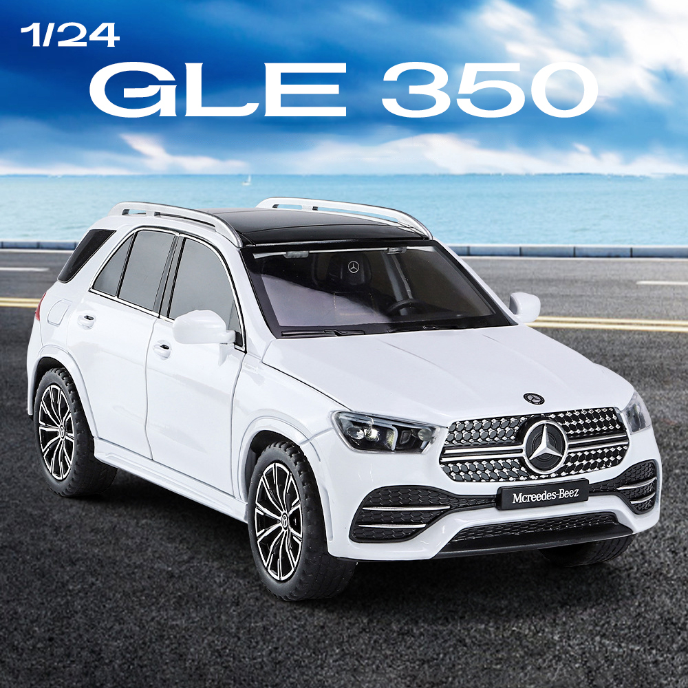 【RUM】1:24 Scale Benz GLE 350 Alloy Car Model Light & Sound Effect ...