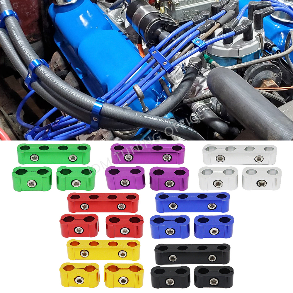 3Pcs Car Accesssories Engine Spark Plug Wires Separator Divider Clamp ...