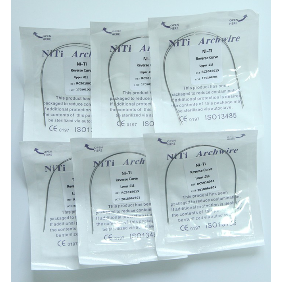 2 Pcs/pack NITI Reverse Curve Arch Wires Dental Orthodontic Wire ...