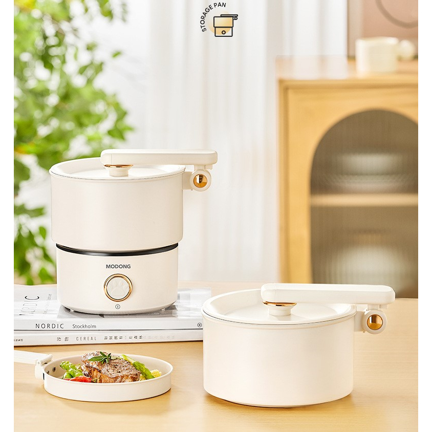 Travel Electric Cooking Pot Folding Pot Electric Pot 110V-220V Dual ...