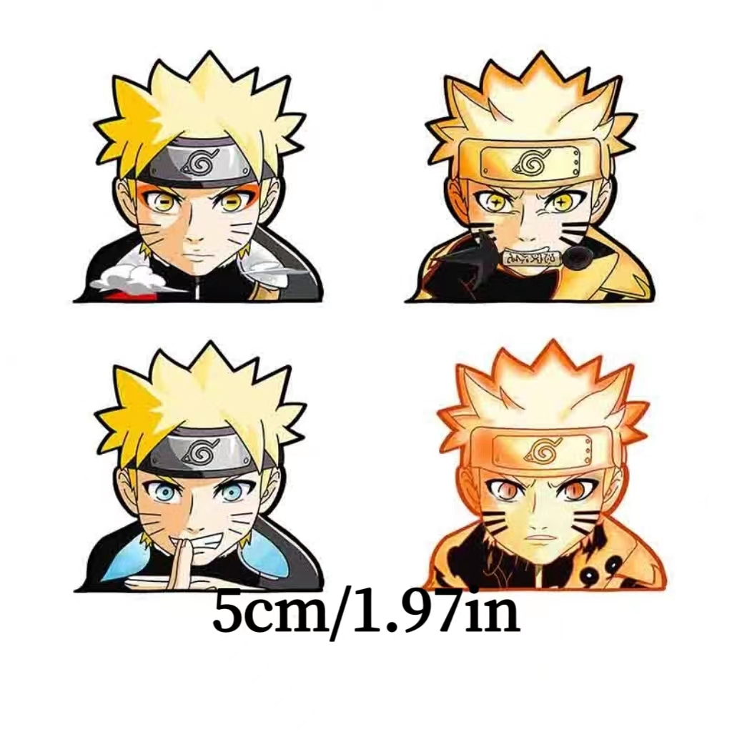 Anime Naruto 3d Stickers Akatsuki Itachi Kakashi Obito Waterproof ...