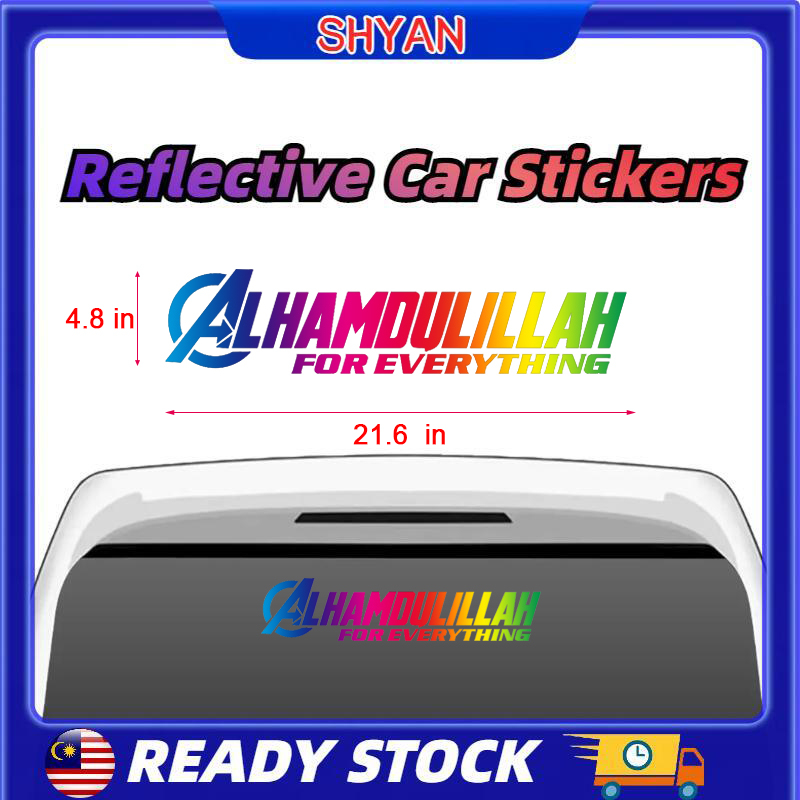 REFLECTIVE STICKER HIGH QUALITY Stiker pantulan sticker kereta (Car ...