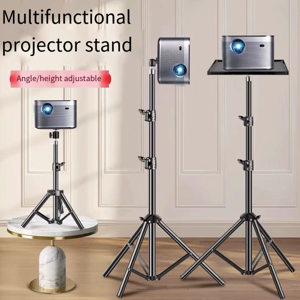 Universal projector stand desktop floor telescopic bedside tripod ...