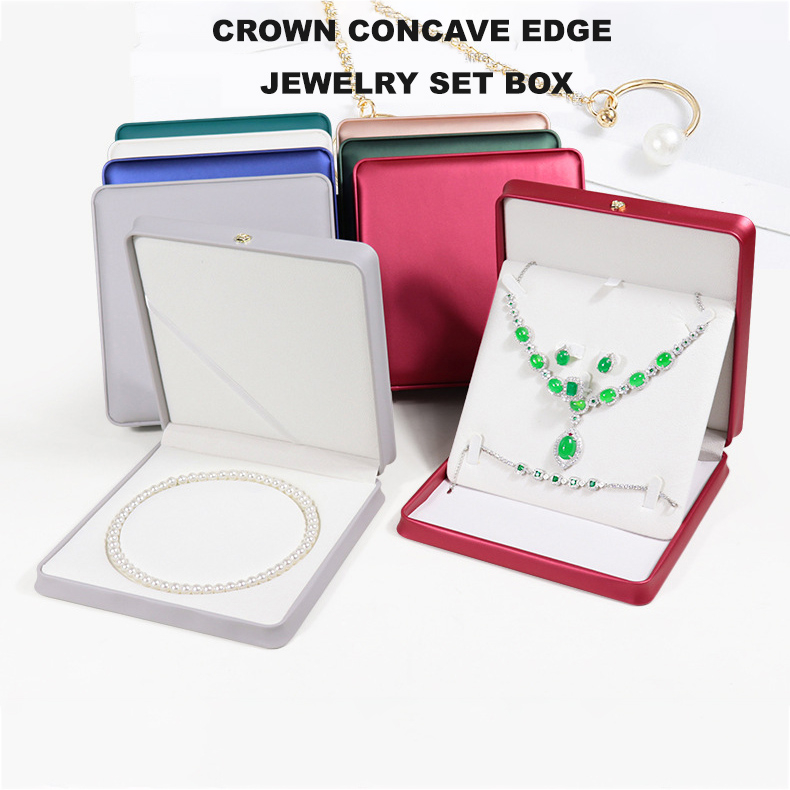 Jewelry box for hold 4 types of jewelry Pearl Necklace Box Long Chain ...