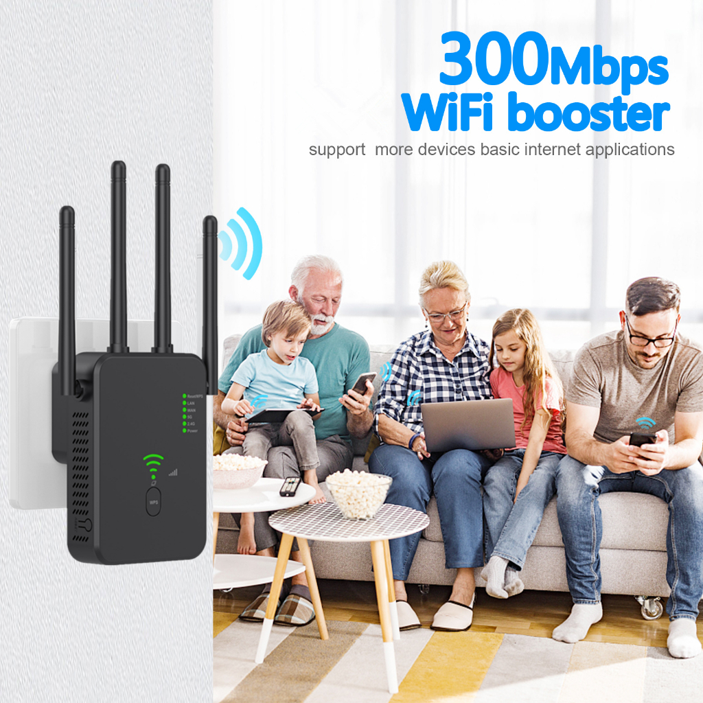 Repeater Wifi Wireless Range Extender Booster With AP Mode | Shopee ...