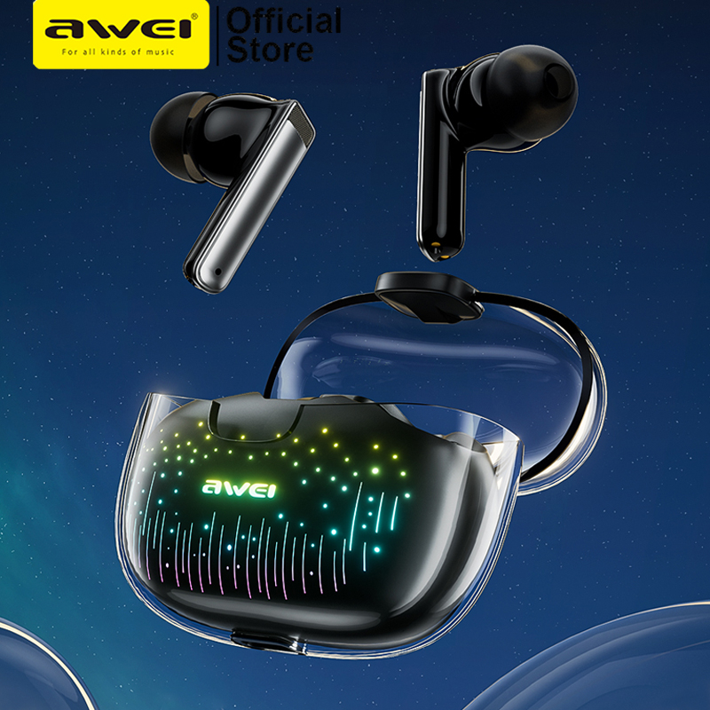 Awei T52 Pro True Wireless Earphones 4 Mic ENC Noise Cancelling ...