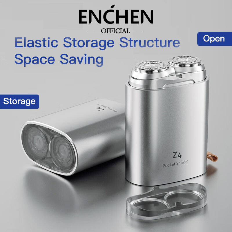 ENCHEN Z4 Mini Electric Shaver 2 Floating Head Portable Shaver Machine ...