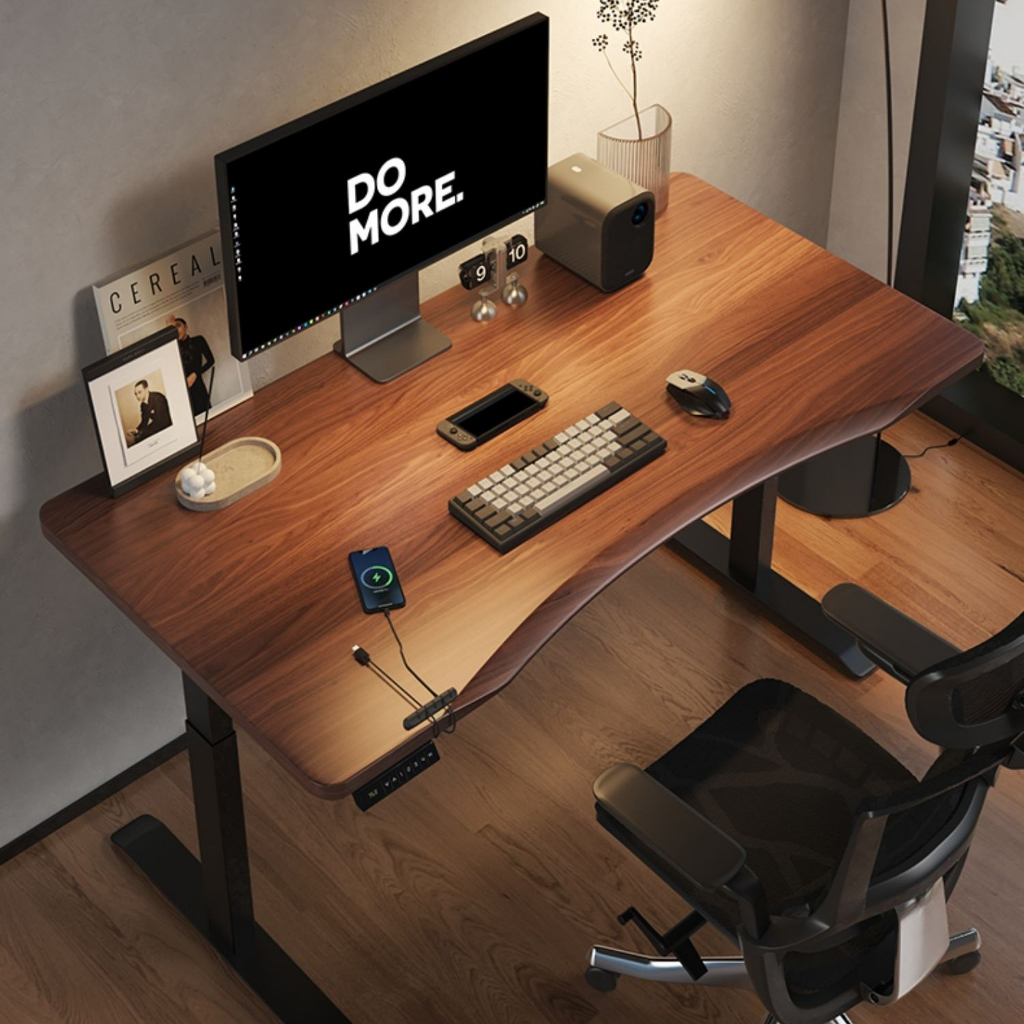 【Ready Stock】GASMBUY Arc Sit Stand Desk Electric Office Computer Table ...