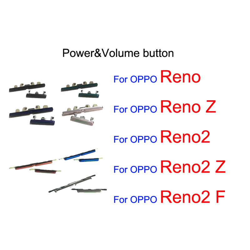 Power On Off Button Out Side Volume Up Down Key For OPPO Reno 2 Z F ...