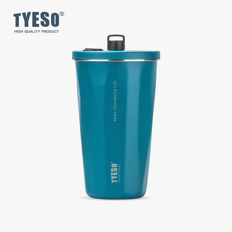 TYESO TS-8848A 600ml Vacuum Insulated Tumbler Keep Cold And Hot With Straw Botol mug water ...