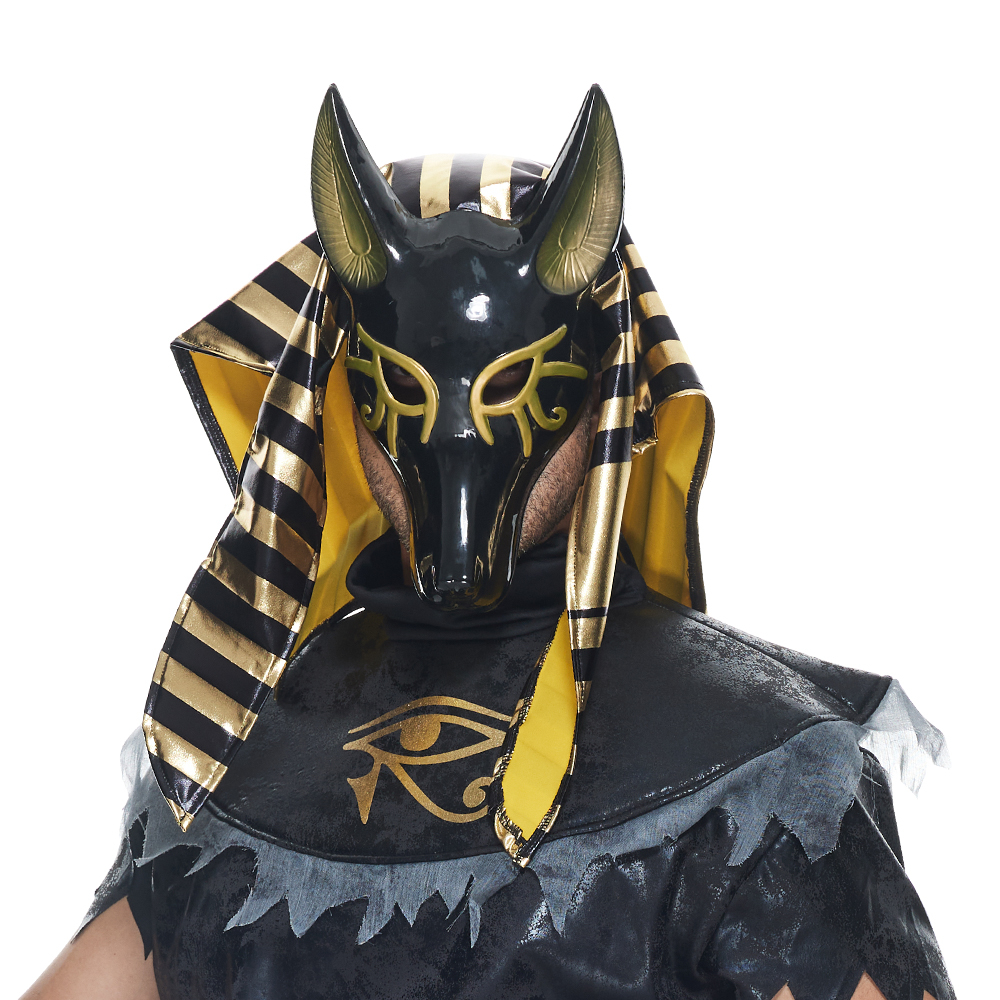 Ready Stock Adult Mythology Anubis Mask Halloween Scary Masks Men ...