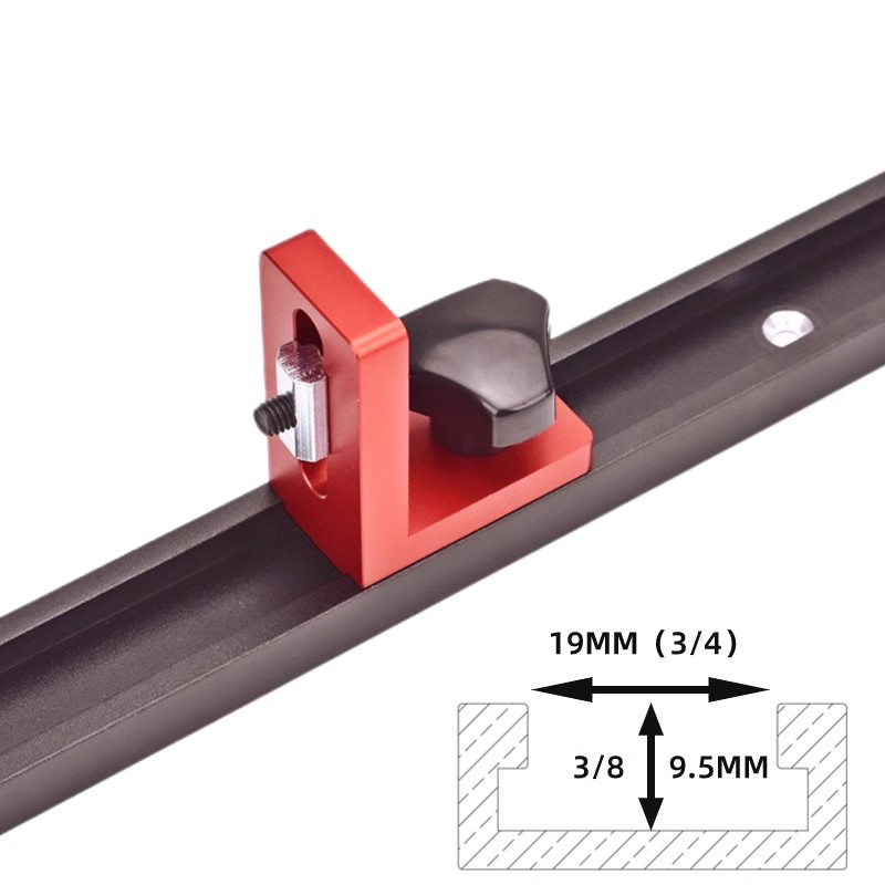 Aluminium Profile Fence 75 Type Miter Track T-track Backer Sliding ...