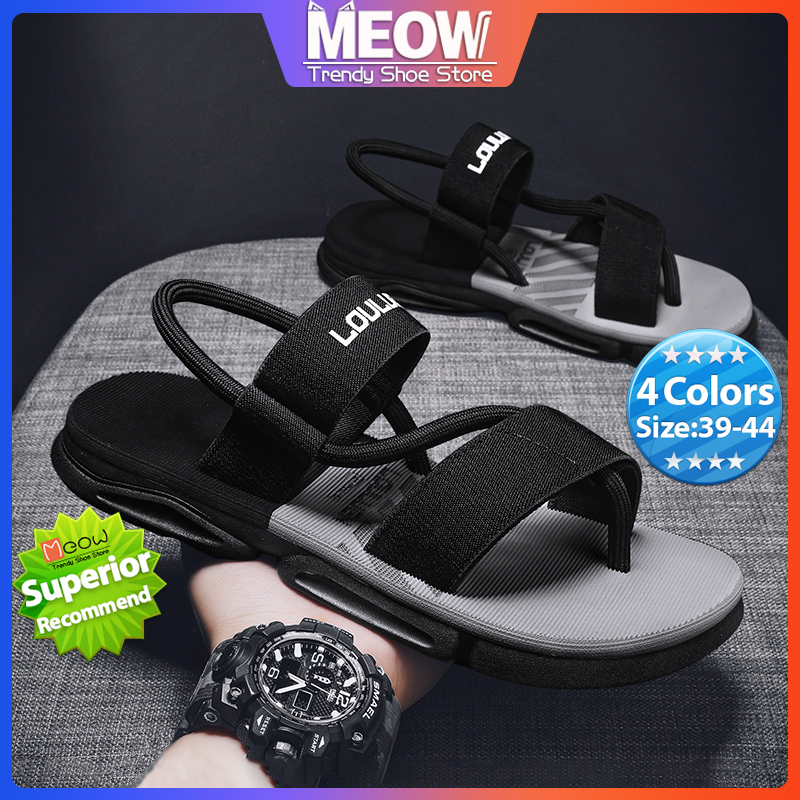 Ready Stock Men Sandal Capal Selipar Lelaki Elastic Rope Strap Sandals ...