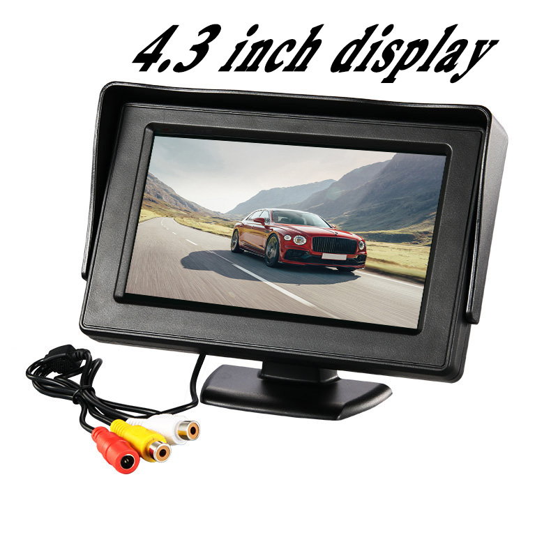 4.3 Inch Car Parking Camera Monitor for Vehicle 12V Waterproof LED HD ...
