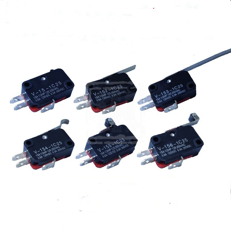 Stroke Limit Micro Touch Switch V-15/152/153/155-1C25 Micro Push Button Limit Switch | Shopee ...