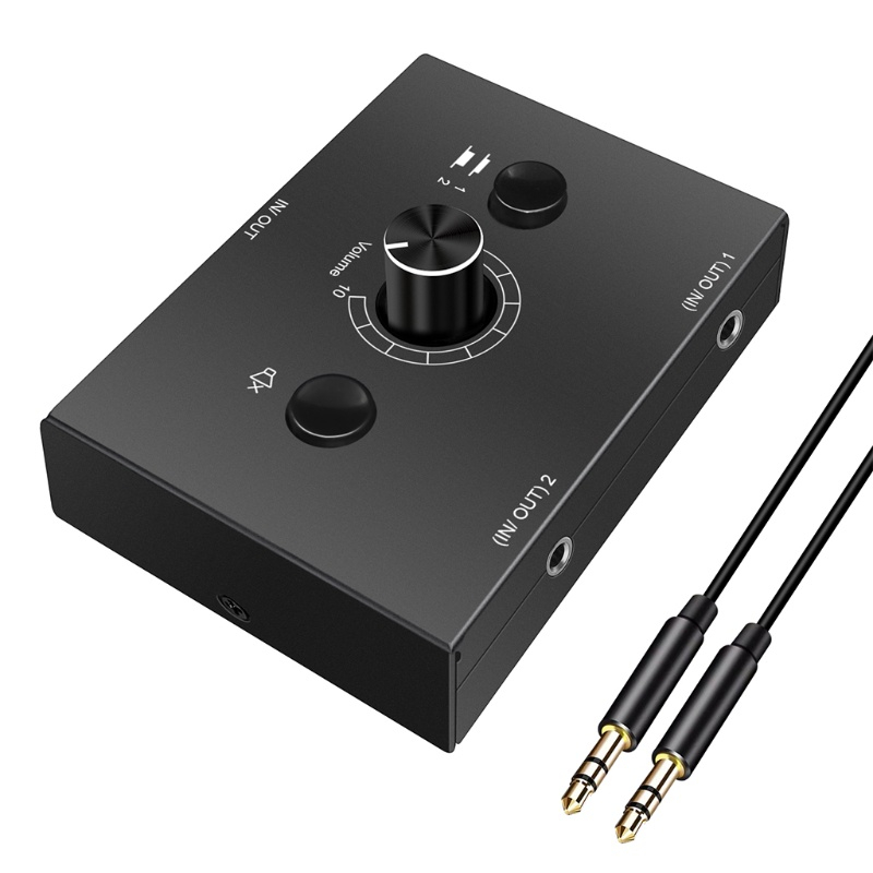 3 5mm 2 Input 1 Output 1 Input 2 Output Audio Splitter Switcher