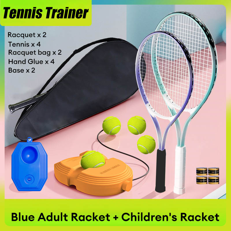 Tennis Trainer Single Player With Line Rebound Self Training Tool ...