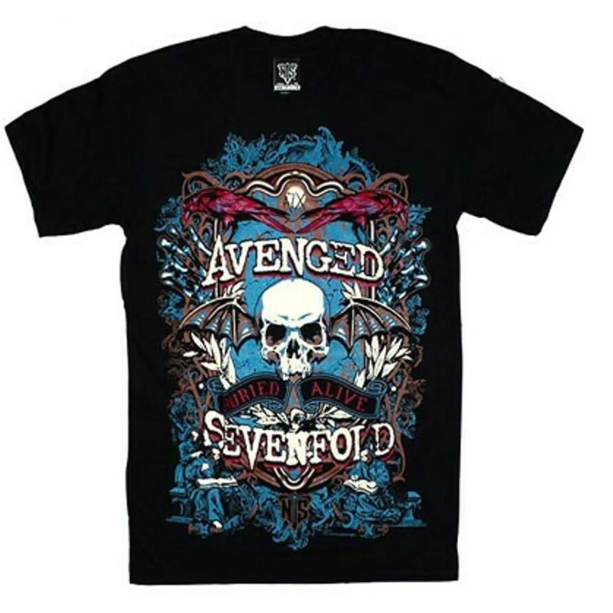 Avenged Sevenfold Heavy Metal Band Buried Alive Cotton T-Shirt | Shopee ...
