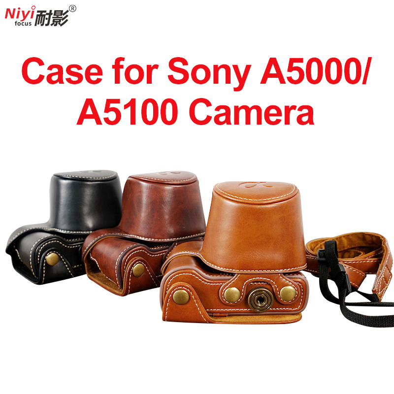 High quality Vintage PU leather Camera Bag Case Cover Pouch for Sony ...