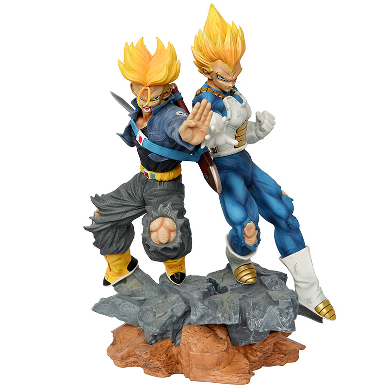 31.5cm Resonant World Series, Father-Son Wave, Vegeta, Trunks, Dragon ...