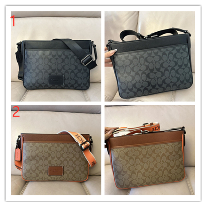 coach CH078 CH076 District Crossbody Women Men Sling Messenger Bag 078 ...