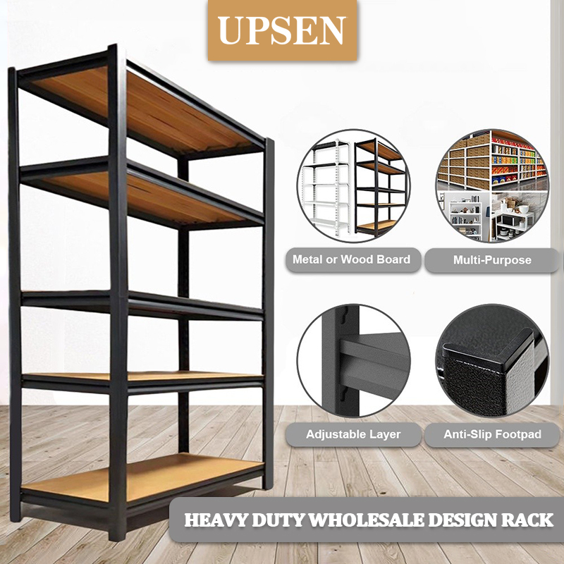 Adjustable 4/5/6 Tier Metal Boltless Rack Home kitchen Store Storage ...