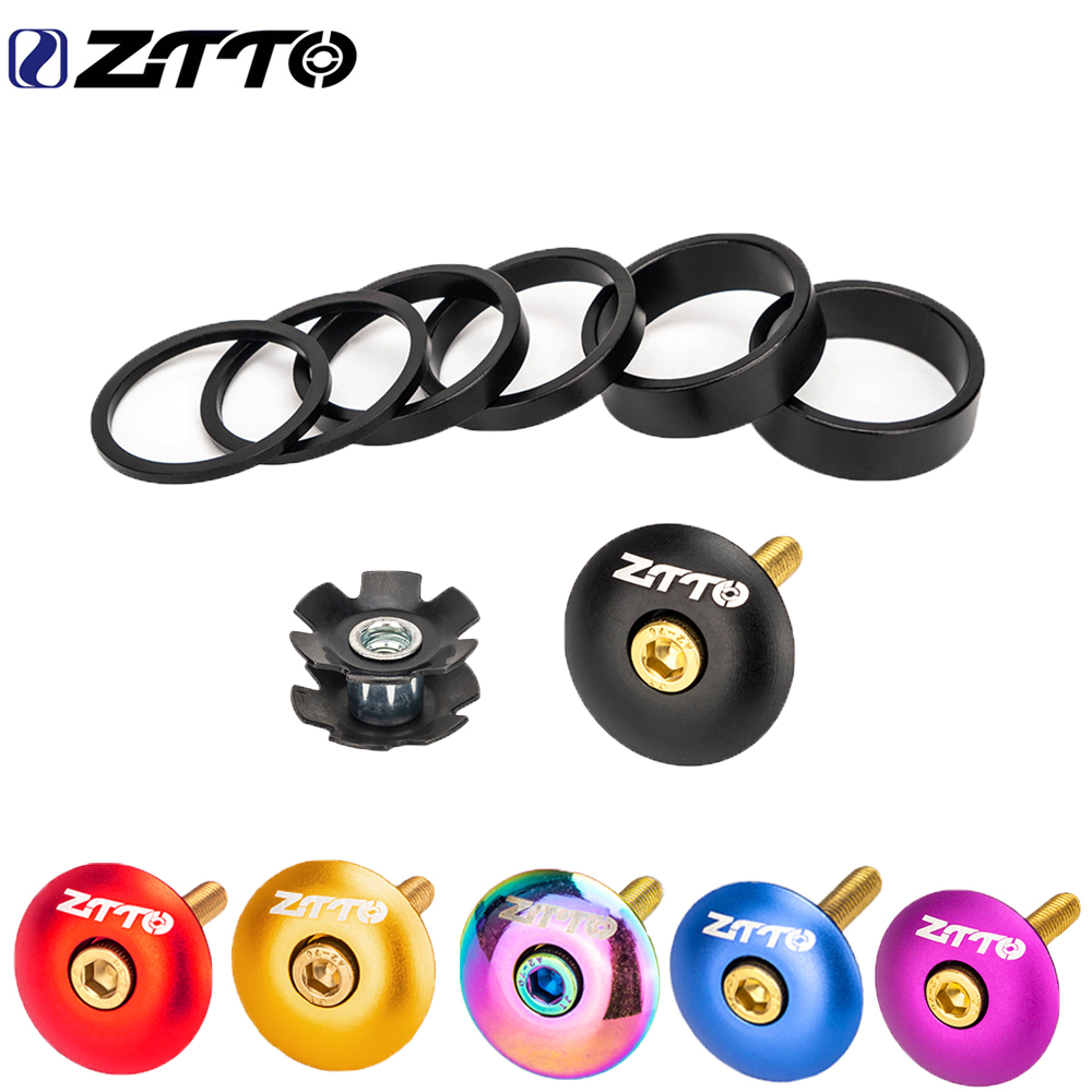 ZTTO Bike Fork Washer Set Stem Spacers Aluminum Alloy Bicycle Headset ...