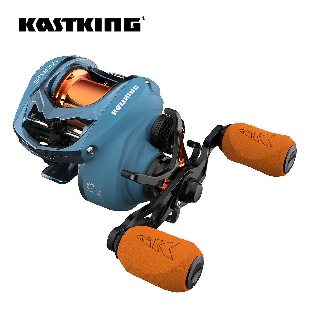KastKing Verus Baitcasting Reel 8kg Max Drag 11+1 Double Shielded Ball ...