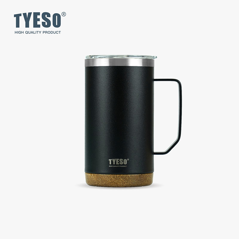 TYESO TS-8836/TS-8837 530ml/710ml 304 Stainless Steel Thermos Tumbler Bottle With Handle ...